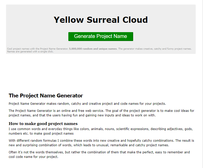 Why Your Project Needs A Code Name And How To Choose One